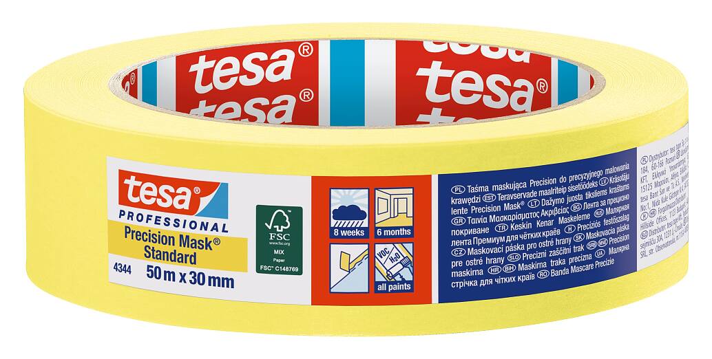 tesa® Professional 4334 精细遮蔽 - tesa德莎胶带官网